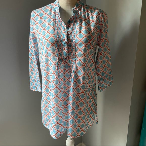 Roberta Roller Rabbit | Tops | Roberta Roller Rabbit Turquoise And ...